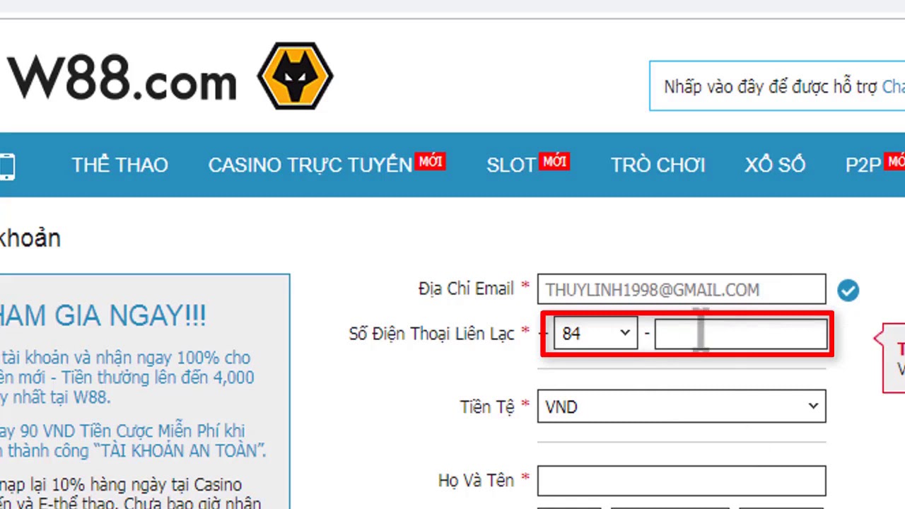 đăng ký w88 - YouTube