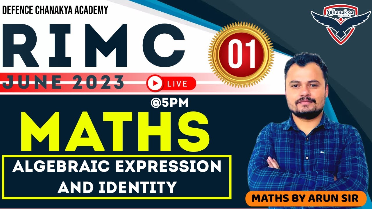 RIMC Maths June 2023 | RIMC Coaching | RIMC Exam 2023 | Maths Live ...