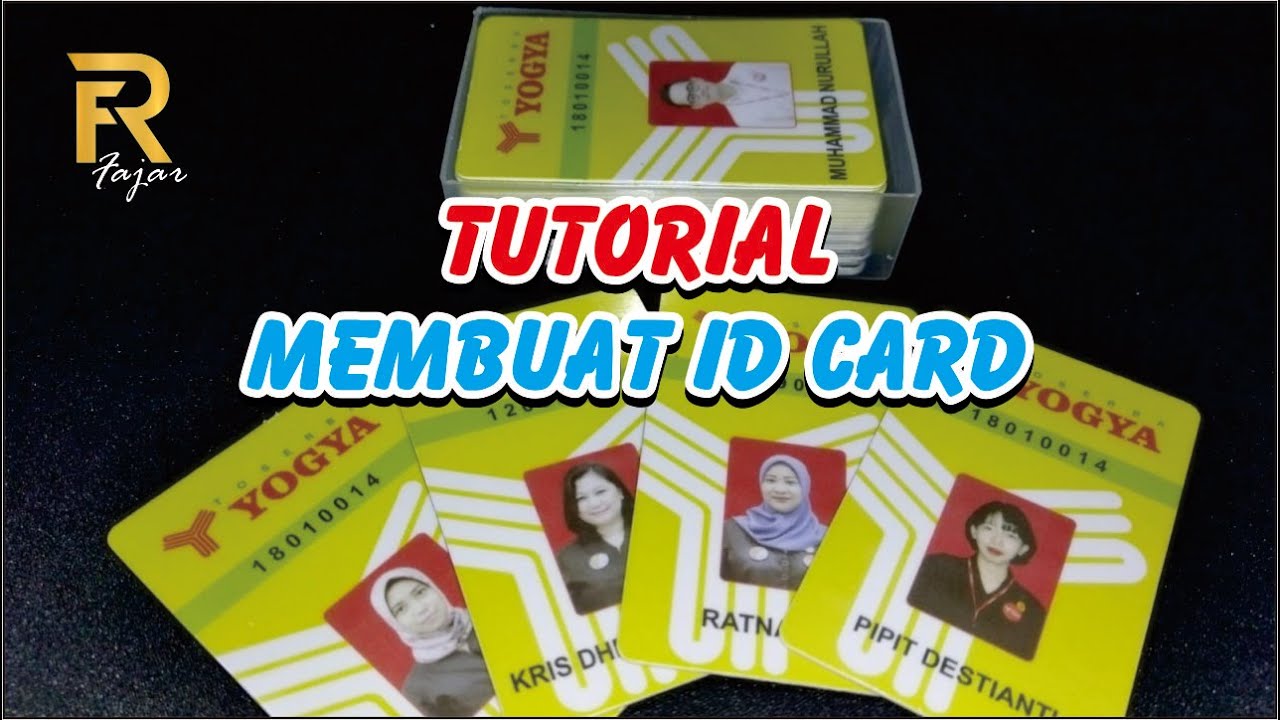 MEMBUAT ID CARD TOSERBA YOGYA - YouTube