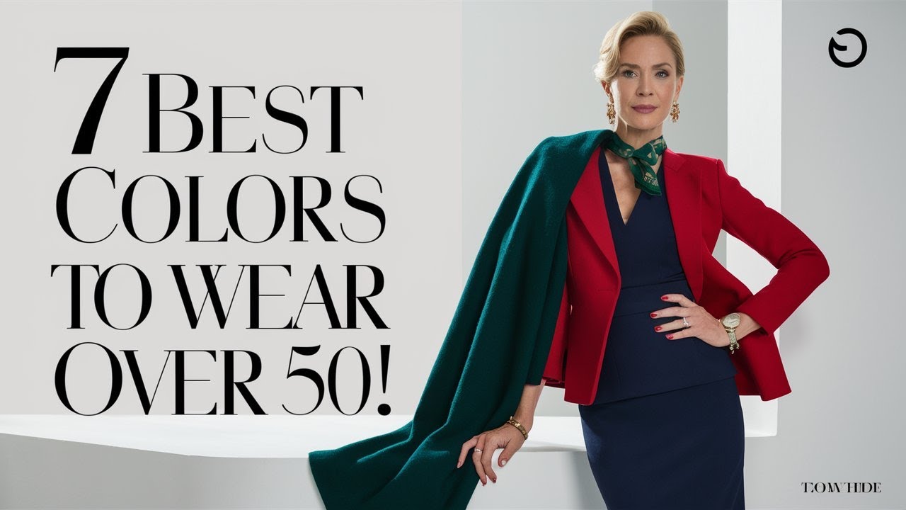 TOP 7 COLORS FOR WOMEN OVER 50: RADIANT, TIMELESS, AND ELEGANT! - YouTube