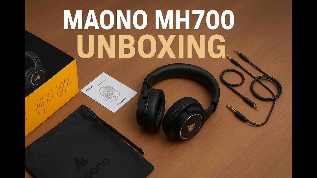 🎧 Maono MH700 Studio Headphones Unboxing & First Look | Affordable ...