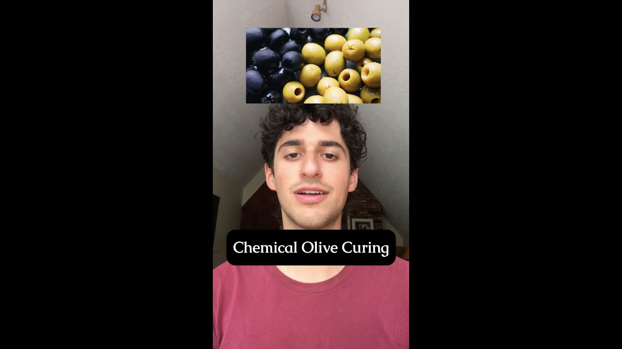 Olives Cured in Lye & Dyed Black - YouTube