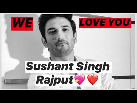 We love you Sushant Singh Rajput | Mahek Dhameja - YouTube