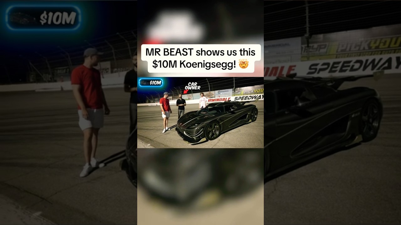 MR BEAST shows us this $10M Koenigsegg, the worlds fastest production ...