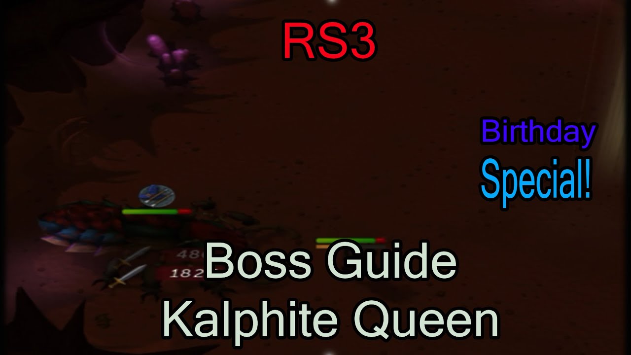RS3: Boss Guide: Kalphite Queen - YouTube
