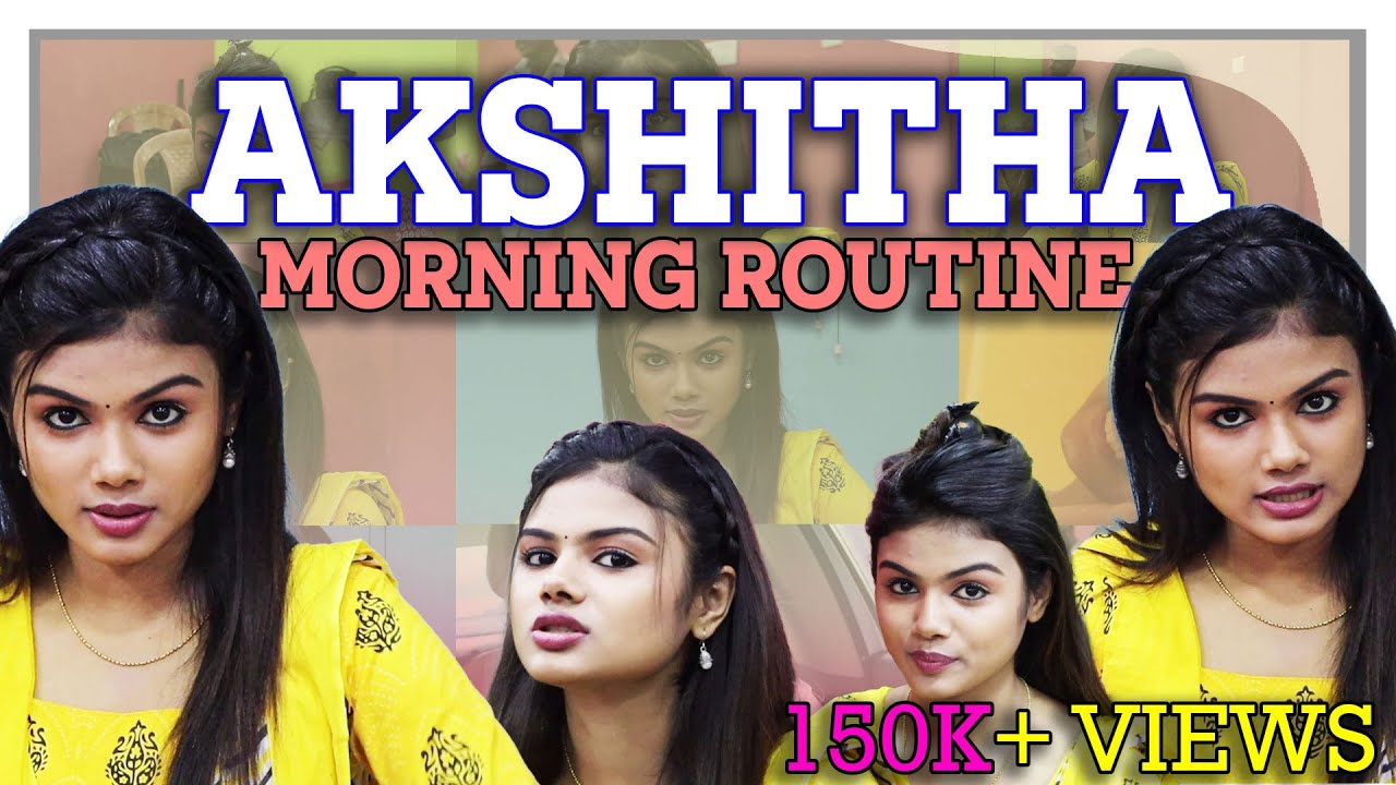 Akshitha Ashok's daily morning routine! | Akshitha Ashok | appulovesappu - YouTube