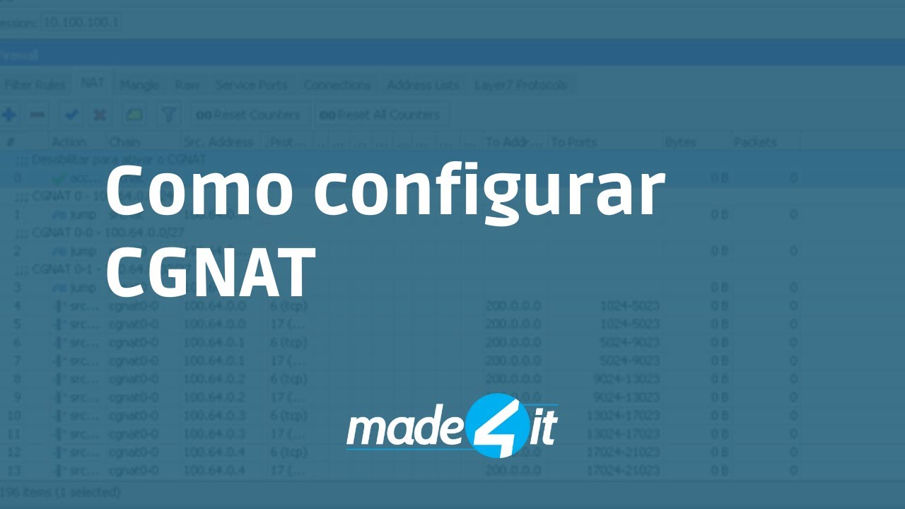 Como configurar CGNAT - YouTube