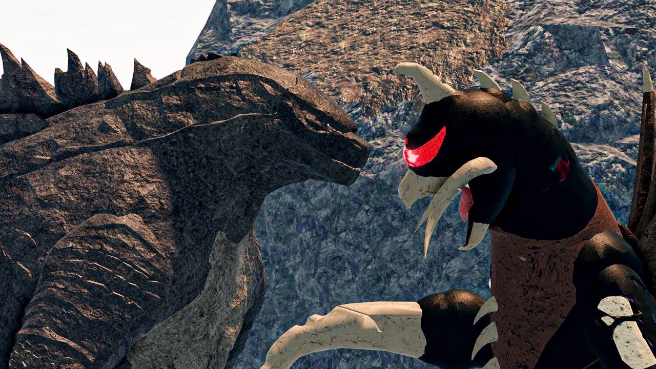 Godzilla 2014 Vs Zombie Gigan - Kaiju Universe ( Roblox Godzilla ...