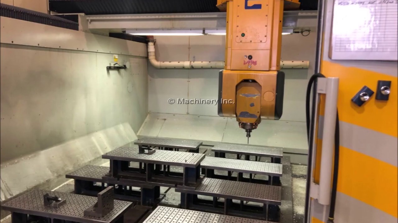 BRETON MATRIX 800 K25/2T 5 AXIS HIGH SPEED GANTRY MILLING MACHINE, 2005 ...