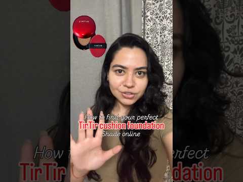 TirTir cushion foundation online shade finder ! Tirtir foundation in India #makeup