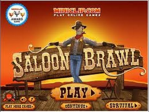 Saloon Brawl 2 GamePlay (Miniclip Game) - YouTube