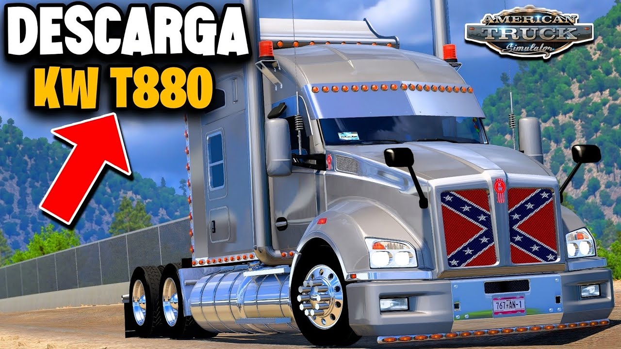 La Mejor KW T880 CUSTOM MEXA 🇲🇽🔥, MOD ATS 1.53🚛 - YouTube