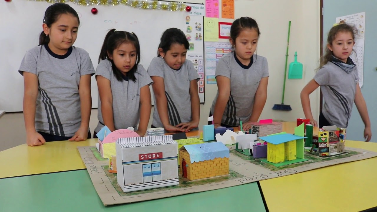 Having fun in my town! (Third grade project) - YouTube