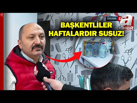 Ankara'da Günlerdir Su Yok, Vatandaş isyanda: İnşallah Su Kesilmez... | A Haber