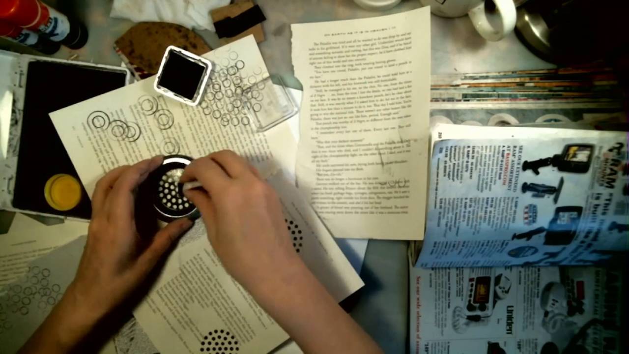 Collage Meander Book Tutorial - YouTube