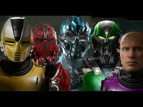MORTAL KOMBAT CYBER NINJAS CYRAX SEKTOR SMOKE ZERO REPTILE Evolution Skins Costumes MK3 - MK11