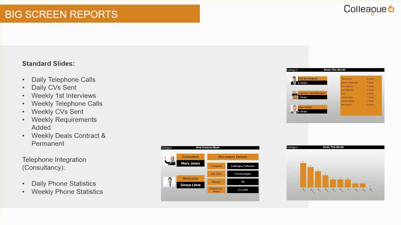 Big Screen Reports - Colleague 6 Reporting Suite - YouTube