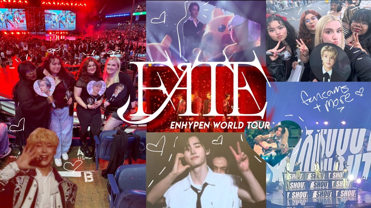 ENHYPEN FATE PLUS TOUR CONCERT VLOG IN ROSEMONT ♡ - YouTube