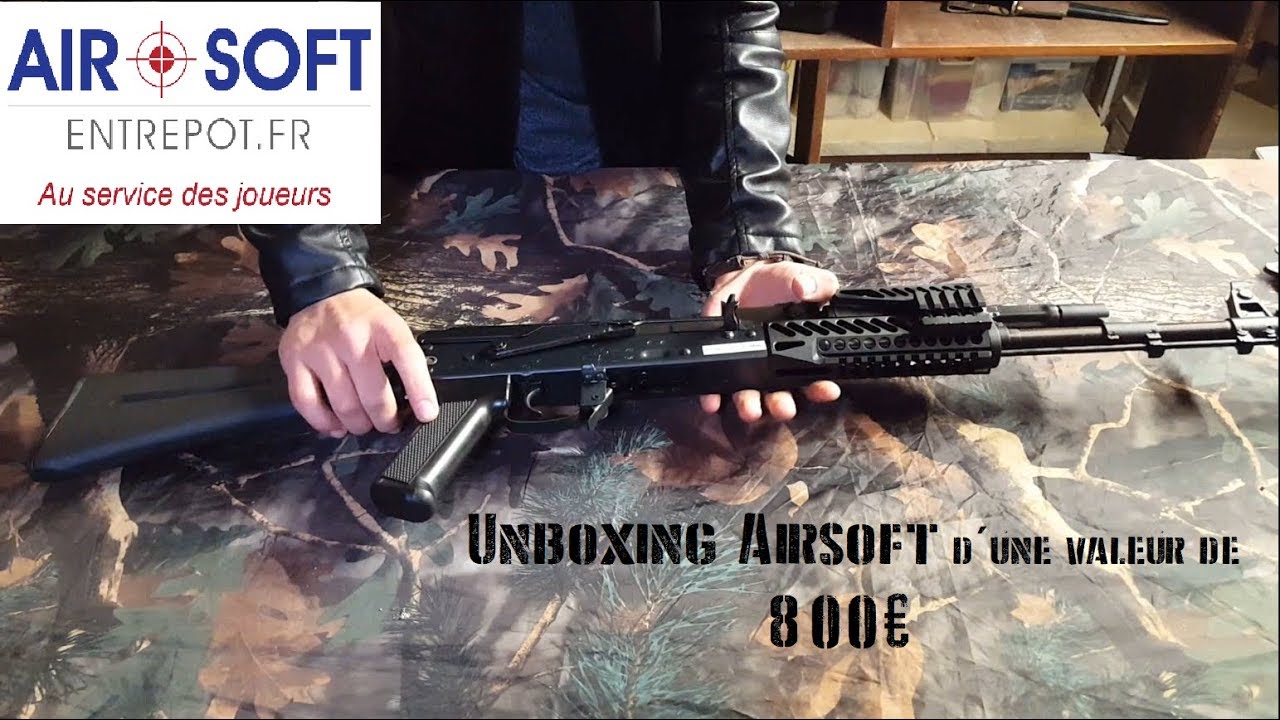 UNBOXING AIRSOFT [Airsoft Entrepot] [FR] #1 - YouTube