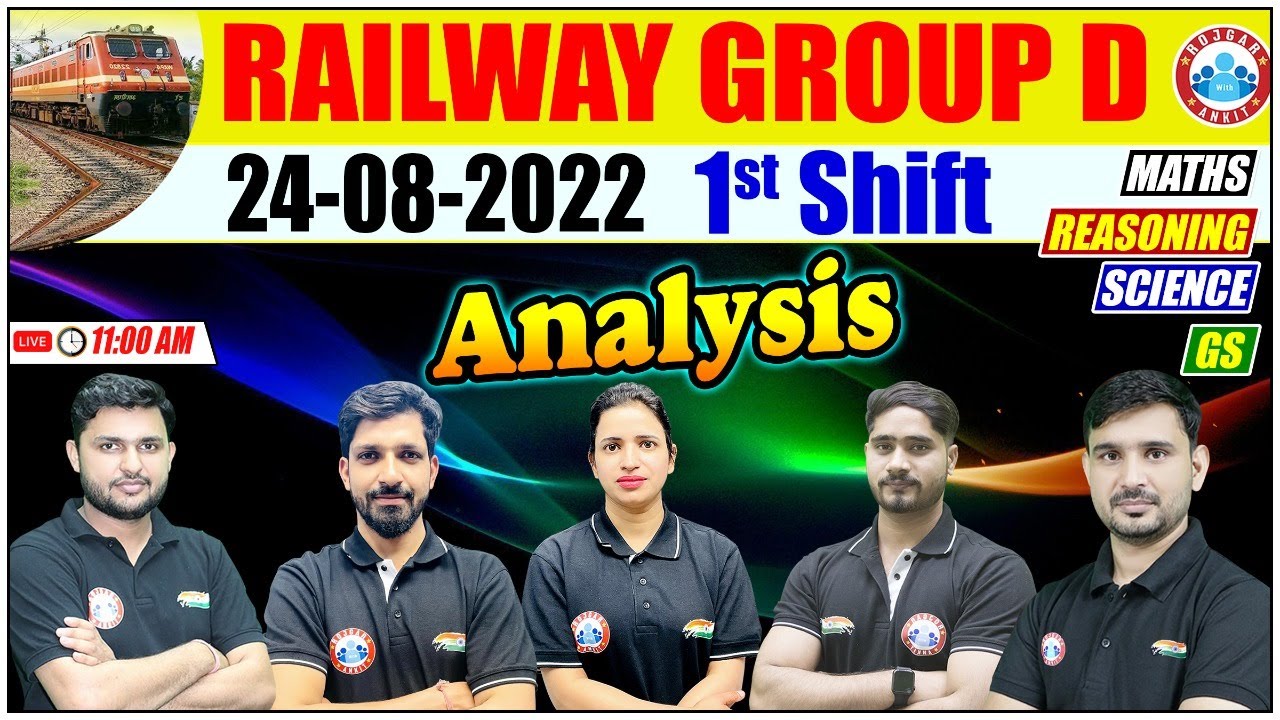 Railway Group D Exam Analysis, Group D Paper Analysis 24 August 1st ...