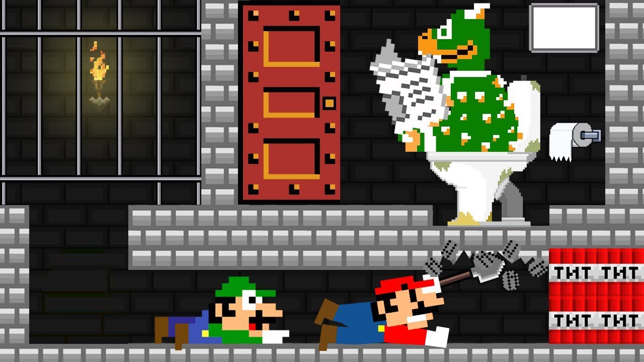 Super Mario Bros. Mario Escaped Prison | MarioWeak - YouTube