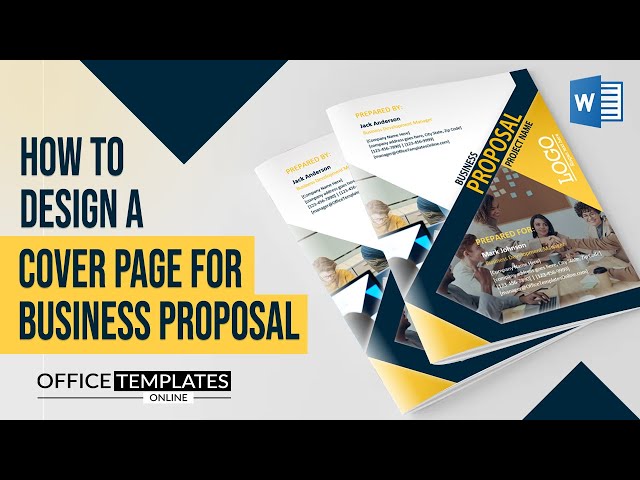 Proposal Cover Design Templates