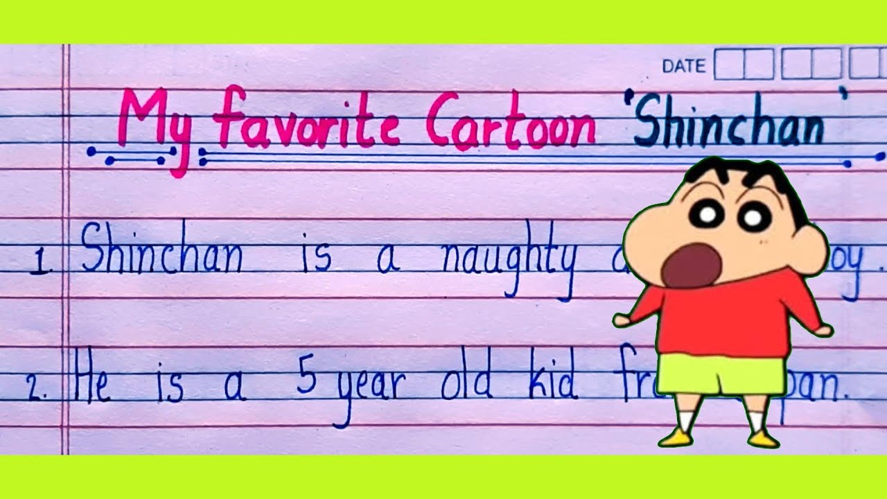 10 line on Shinchan english/fancy dress Shinchan/Fancy dress ...