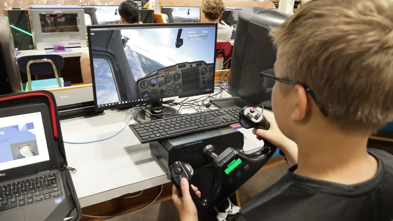 Controllers: Yoke, Throttle, Stick - YouTube