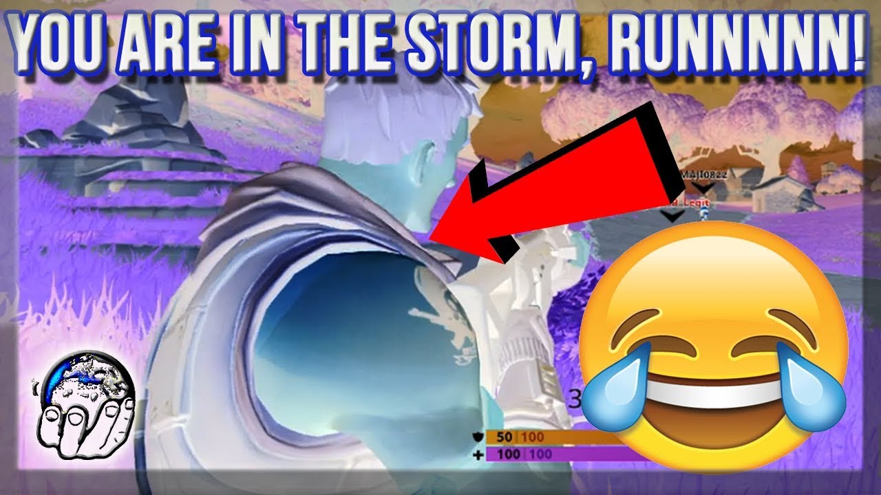 "You are in the storm, RUN!" Funny Fortnite Gameplay - YouTube