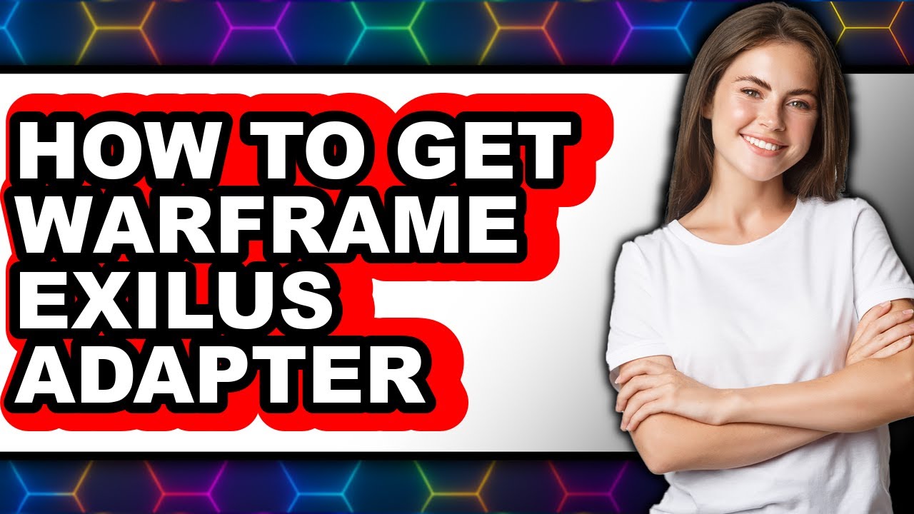 How to Get Warframe Exilus Adapter - Step by Step - YouTube