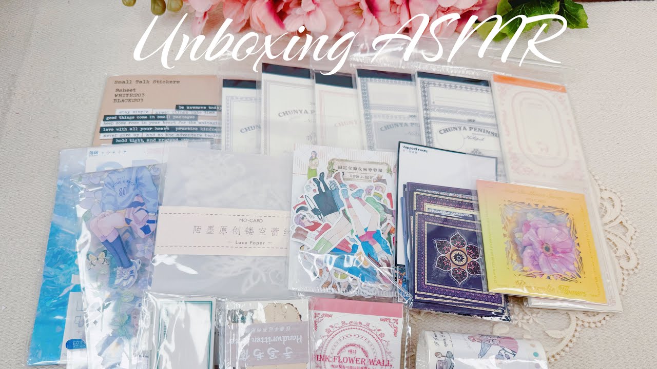 Unboxing ASMR | Package from Journal Say | No Talking - YouTube