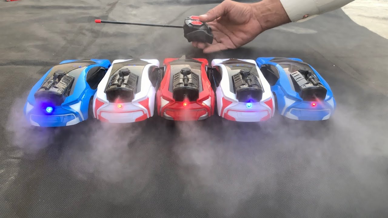 I Tried Five (5) RC Spray Cars Controlled with one Remote Control 😱😱😱 ...