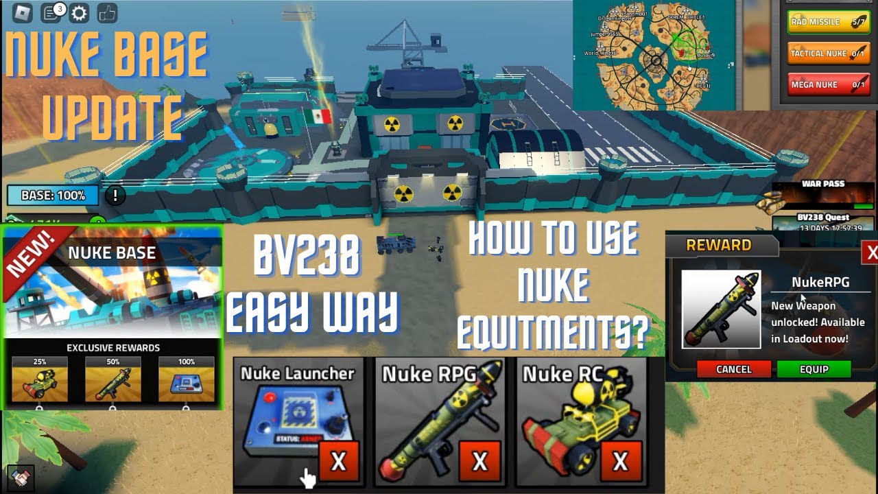 Nuke Base Update in Military Tycoon Roblox - YouTube