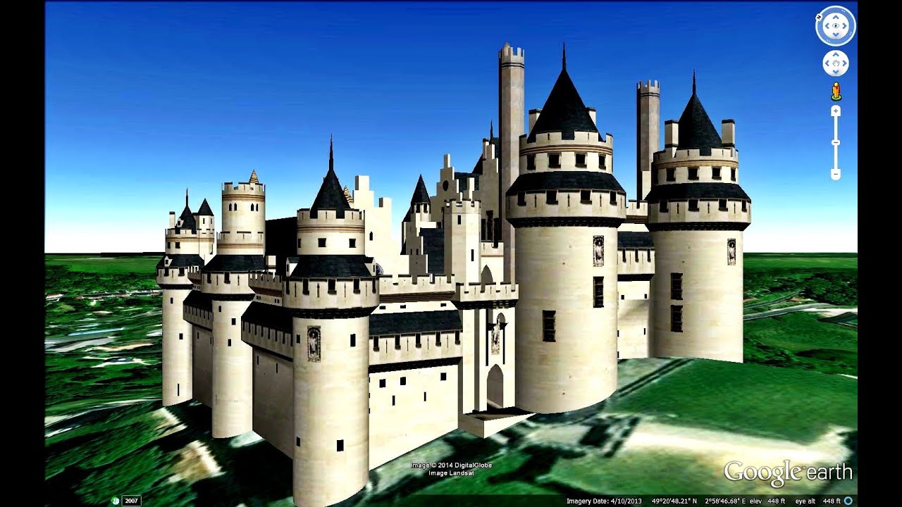 HISTORICAL PLACES OF FRANCE IN GOOGLE EARTH PART ONE ( 1/9 ) - YouTube