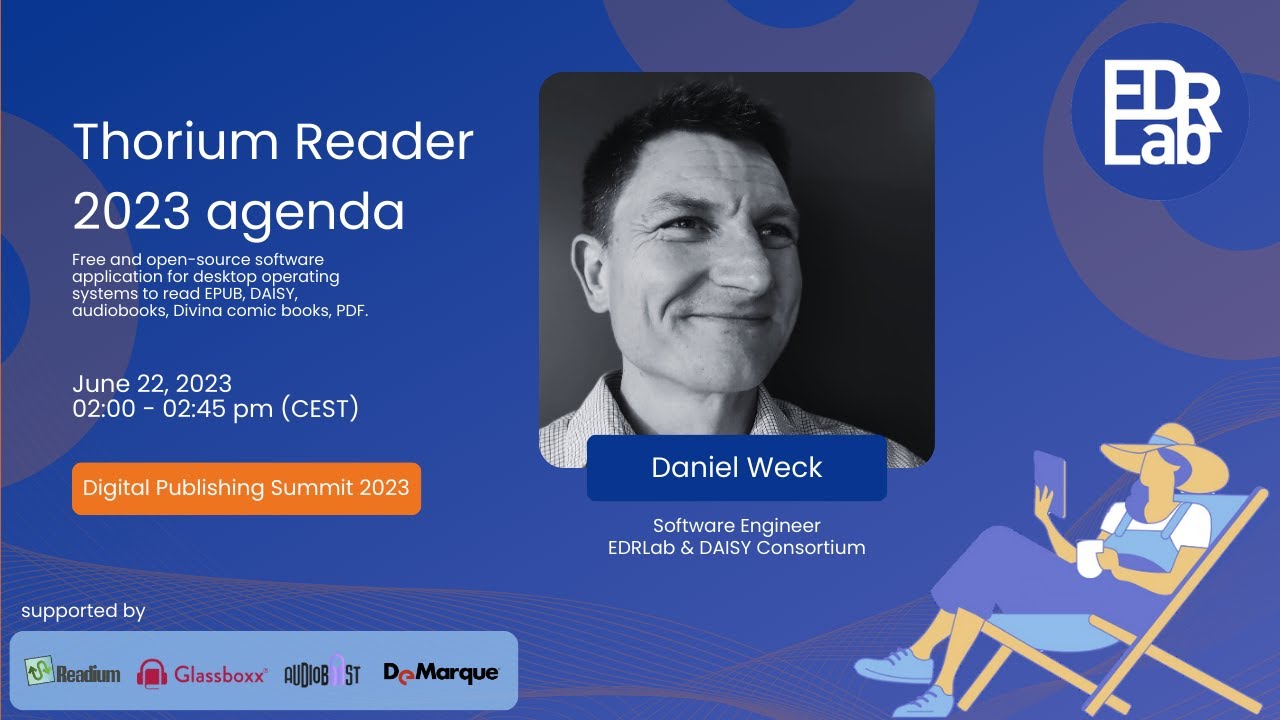 DPUB Summit 2023 - 13 - Thorium Reader Summer 2023 - YouTube