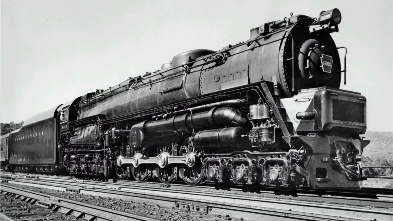 Pennsylvania Railroad class S2 steam turbinelocomotive whistle sound effect SFX - YouTube
