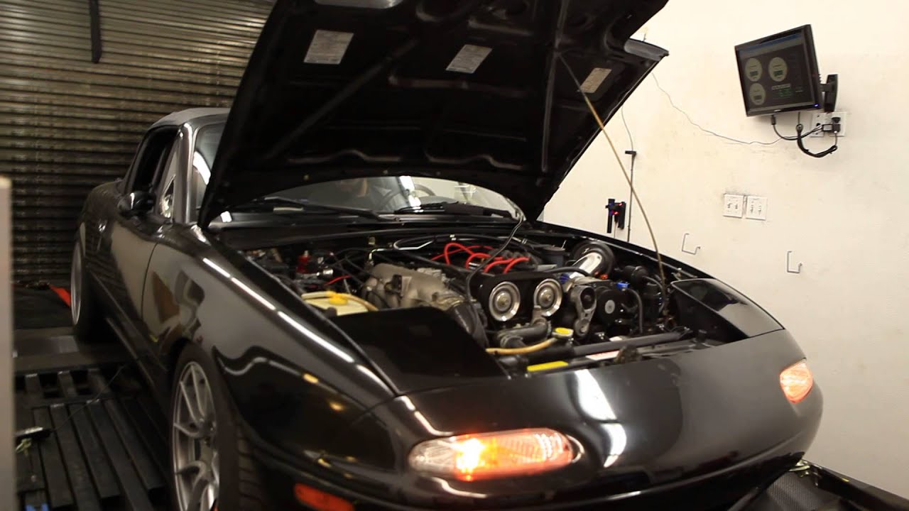 OTC Rotrex Supercharged Mazda Miata - YouTube