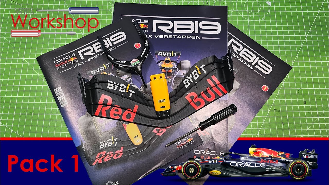 Build Max Verstappen's Red Bull RB19 F1 Car - Pack 1 - Stages 1 & 2 ...