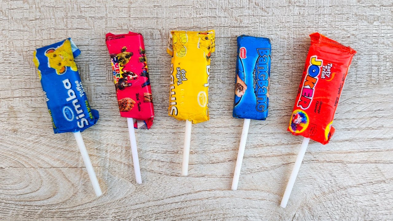 Satisfisfying I unpacking the Rainbow Lolipops and Joker Lollipop ASMR ...