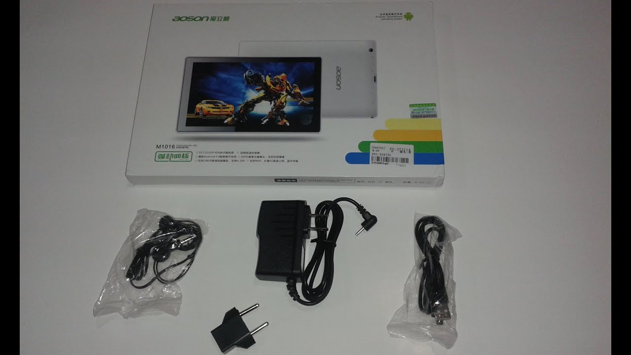 AOSON M1016 10.1" HD Screen Android 4.4 A31S Quad-core Tablet PC ...