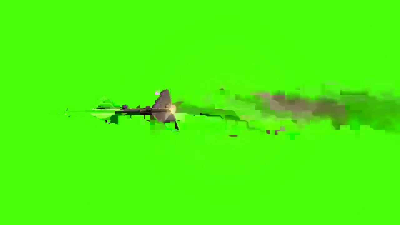 Missile green screen effect for free use - YouTube