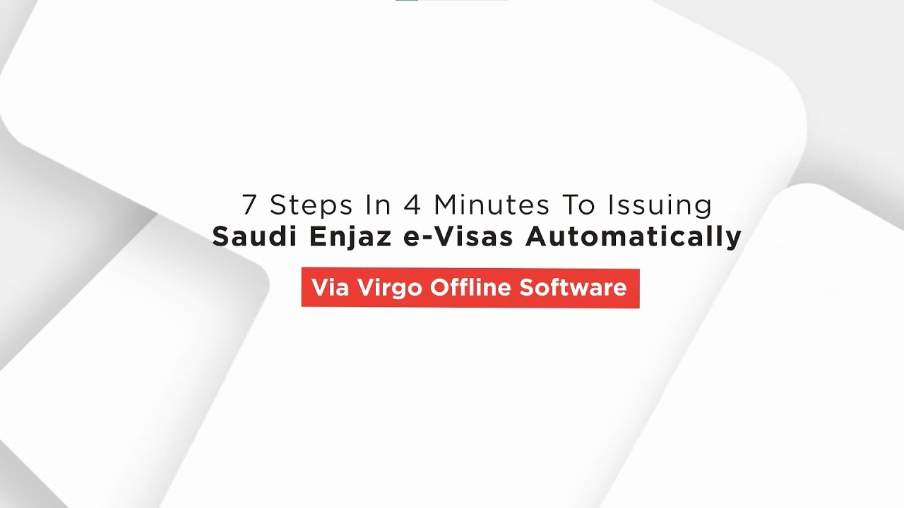 7 Steps In 4 Minutes to Issuing Saudi Enjaz e-Visas Automatically - YouTube