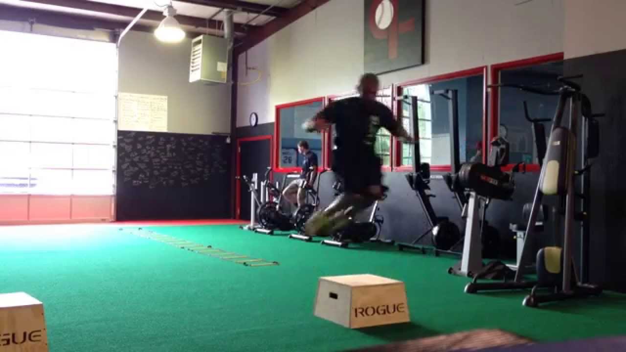 Lateral Box Jump Exercises - YouTube