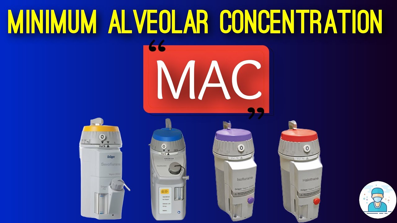 شرح مصطلح ( MAC ) Minimum alveolar concentration للغازات الاستنشاقية - YouTube