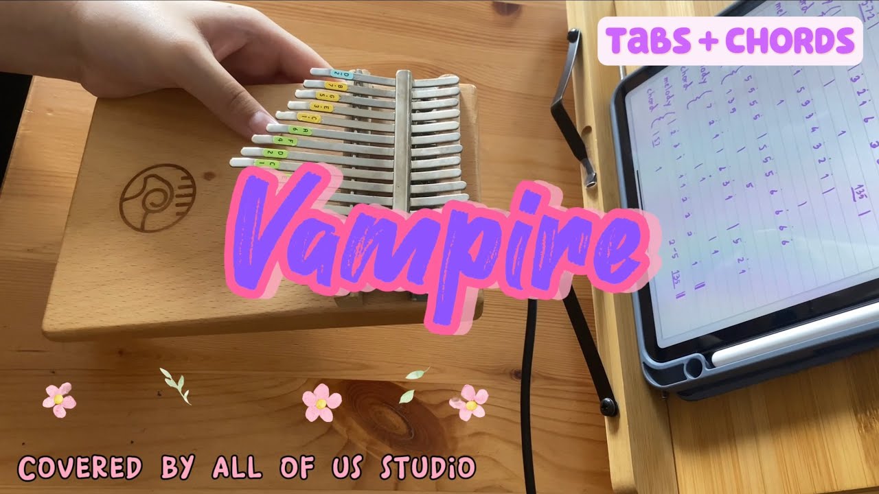 Olivia Rodrigo - Vampire | Kalimba cover (with tabs and chords) - YouTube