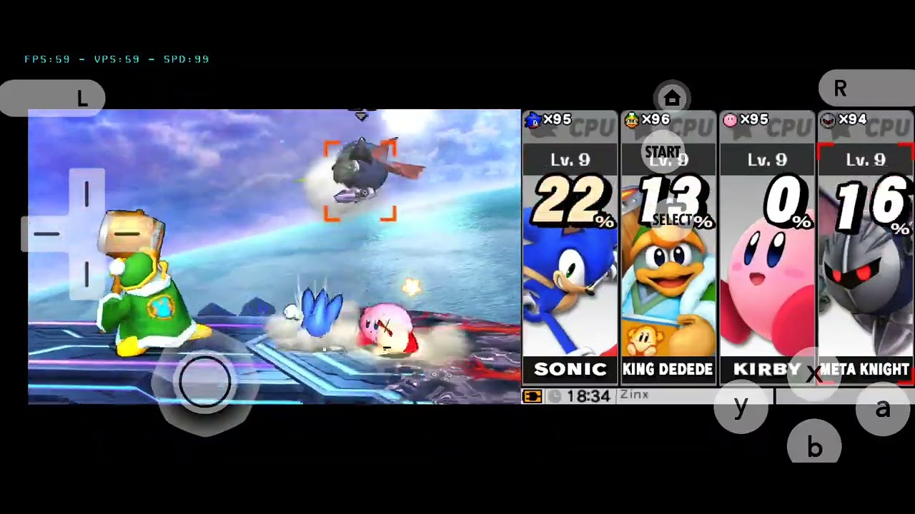 Super Smash Bros 3ds CPU battle (99 Lifes) - YouTube