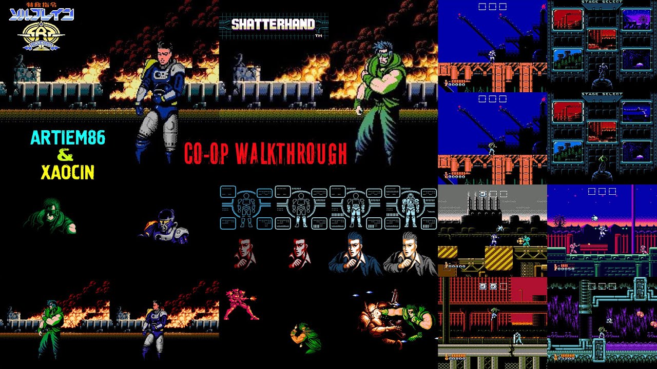 Shatterhand & Solbrain (J) (Hack 2p; v1.1) / CO-OP WALKTHROUGH / Coop ...