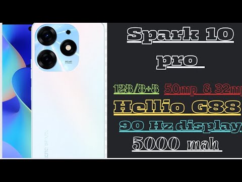 Tecno Spark 10 Pro Unboxing | review | white! - YouTube