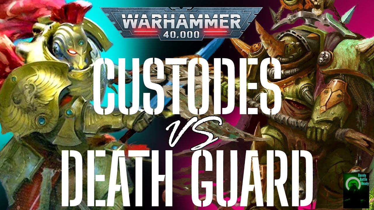 Custodes vs Death Guard Warhammer 40K Battle Report! 2000 points - YouTube