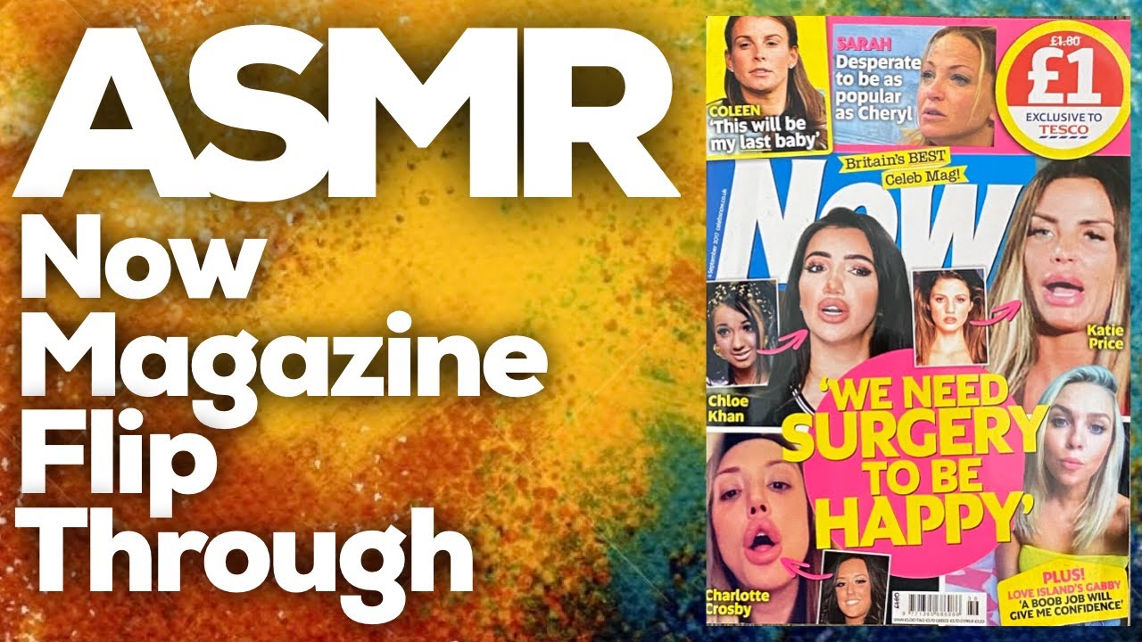 ASMR Now magazine flip through, StevenAntonyASMR - YouTube